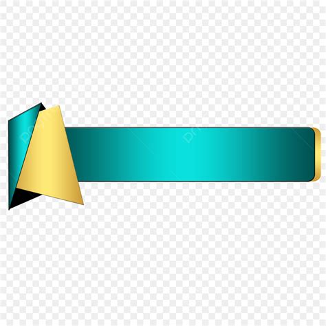 Title Banner Clipart Vector Modern Shiny Lower Third Text Title Banner