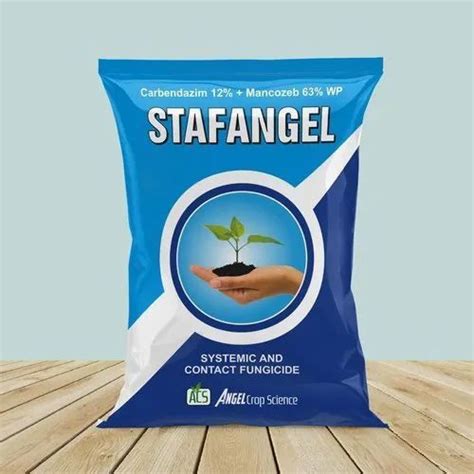 Carbendazim 12 Mancozeb 63 Wp Fungicide Stafangel With Packaging Size