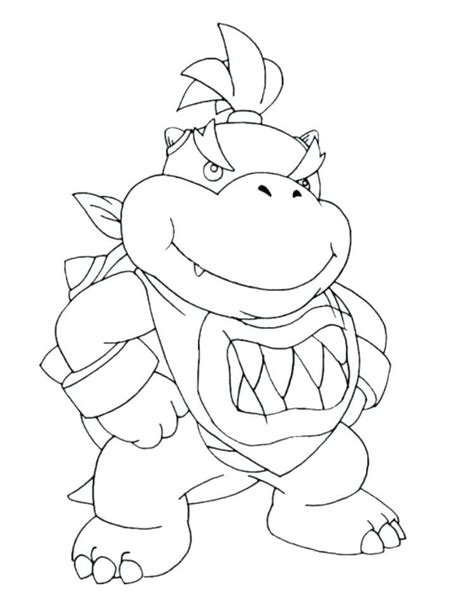 Coloriage Bowser à imprimer et dessin