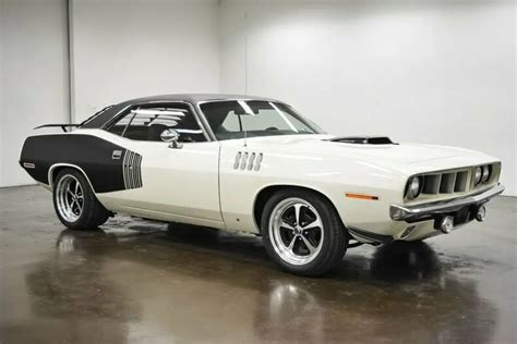 1971 Plymouth Barracuda Hemi Resto Mod 10 Miles White Hardtop Ray