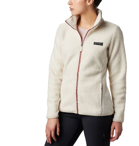 D Mska Fleecov Mikina Columbia Panorama Full Zip W Chalk