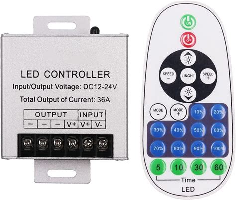 Amazon MSEURO LED Dimmer DC12 24V 36A Adjustable Brightness 360W