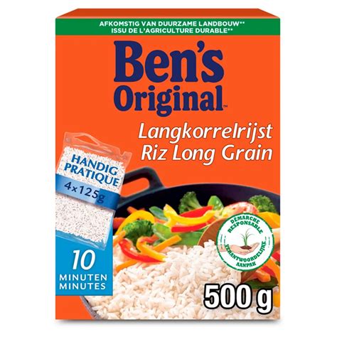 Ben Original Riz Long Grain 4 X 125 G Carrefour Belgique