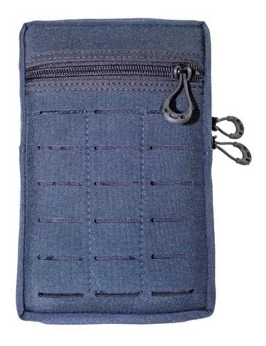 Bolso Utilitário Vertical Warfare Modular Azul Dark Lasercut