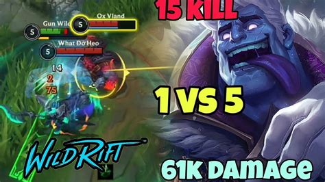 Wild Rift Mundo God Carry 1vs5 Mundo Vs Ornn Baron Lane Season 12