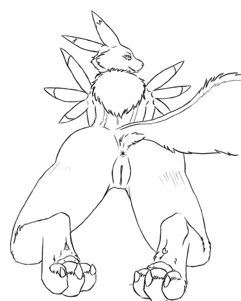 Rule 34 Acidrenamon Artist All Fours Anthro Anus Ass Back View Digimon Female Female Only