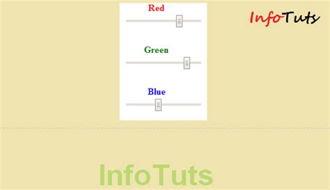 range input type html5 infotuts