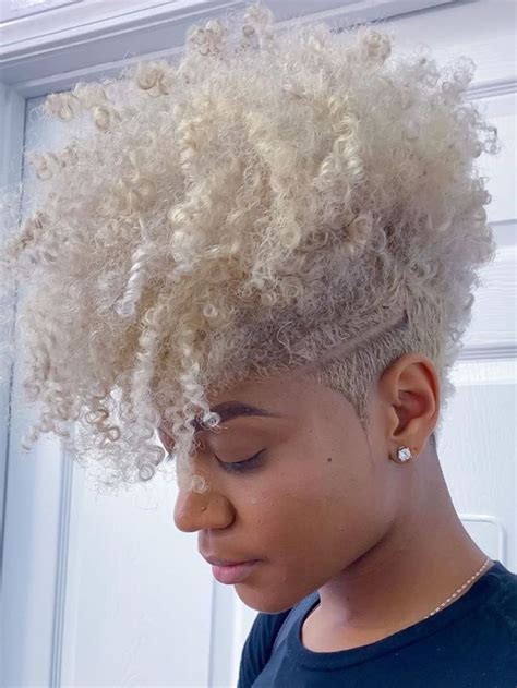 Cool Platinumand Black Hairstyle