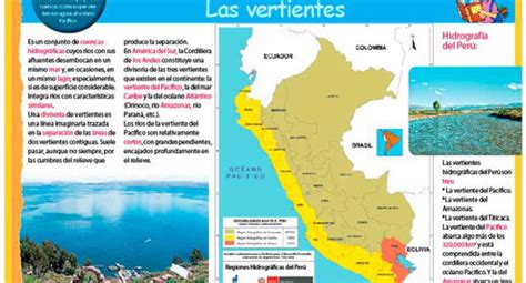 Sistema Hidrográfico del Perú qué es y cuáles son las vertientes El