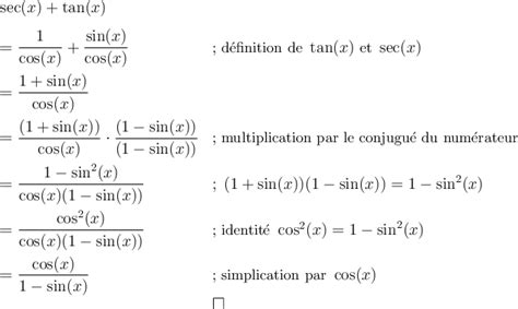 Les Identit S Trigonom Triques Math Ma Tic