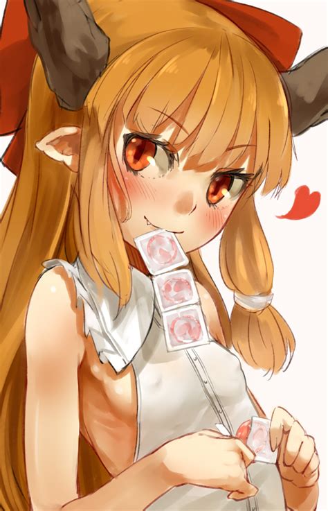 Ibuki Suika Touhou Drawn By Nishiuri Danbooru