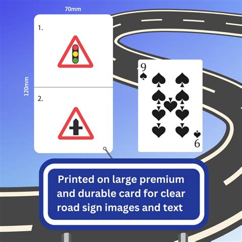 Road Signs Flash Cards Uk Practical And Easy To Use Double Sided