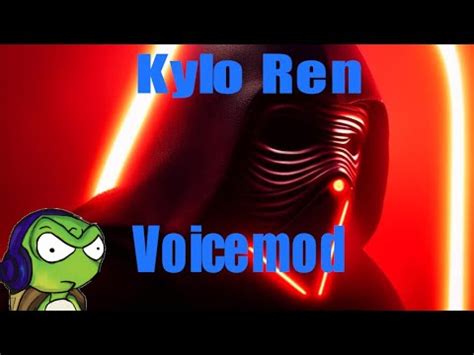 How To Make Kylo Ren S Voice Voicemod YouTube