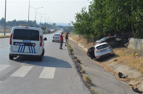 Osmaniyede trafik kazası 6 yaralı Osmaniye Haberleri