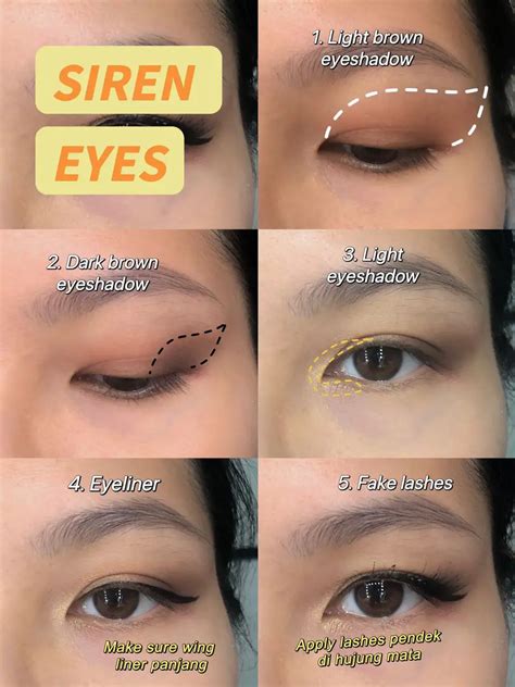 DOE VS SIREN EYES TUTORIAL Galeri Disiarkan Oleh Ciliblank Lemon8