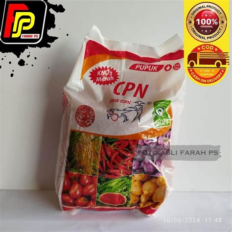 Jual Pupuk Kno Merah Cpn Pak Tani Kg Shopee Indonesia
