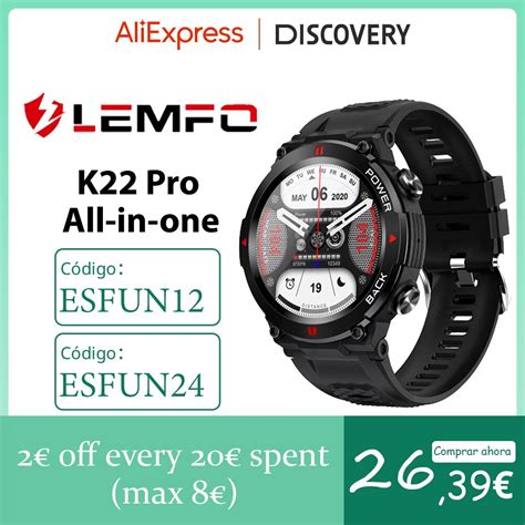 Lemfo Reloj Inteligente K Pro Para Hombre Accesorio De Pulsera