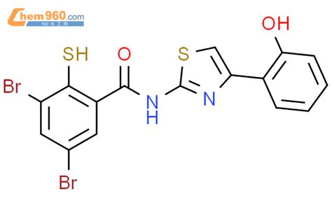 61954 42 5 Benzamide 3 5 Dibromo N 4 2 Hydroxyphenyl 2 Thiazolyl 2
