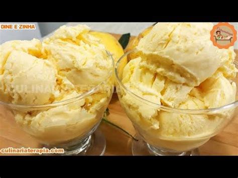 Sorvete de Maracujá Cremoso Natural da Fruta Rende 4 Litros Dyne e