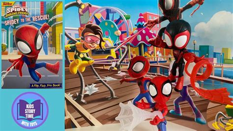 SPIDEY AND HIS AMAZING FRIENDS SPIN GHOST SPIDER VS DOC OCK TOYS READ