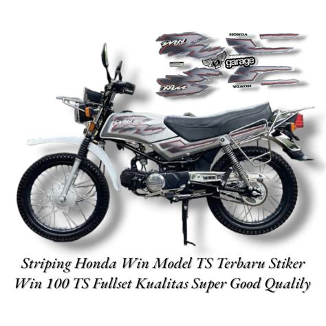 Jual Striping Honda Win Model Ts Terbaru Stiker Lis Body Win Ts