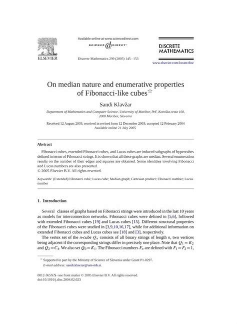 pdf on median nature and enumerative properties of fibonacci like cubes dokumen tips