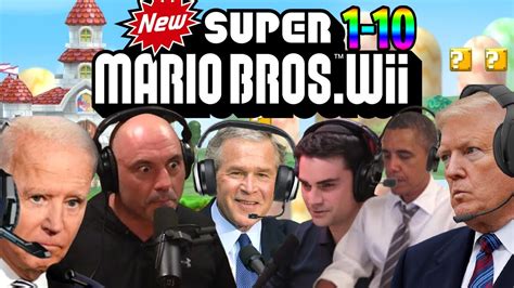 US Presidents Play New Super Mario Bros Wii 1 10 YouTube