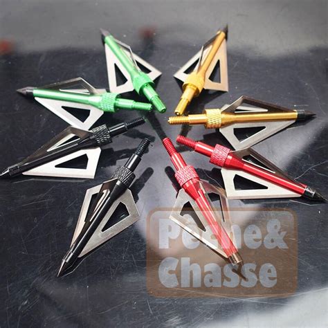 Pointes de Flèches de Chasse en Acier Inoxydable Arc Lance flèche