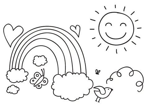 Coloriages Arc En Ciel Artofit