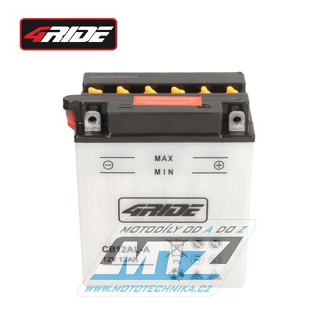 Baterie akumulátor motocyklový 4RIDE YB12AL A 12V 12Ah MTZ