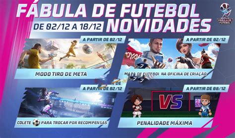 Free Fire irá lançar novo evento chamado Fábula de Futebol modo
