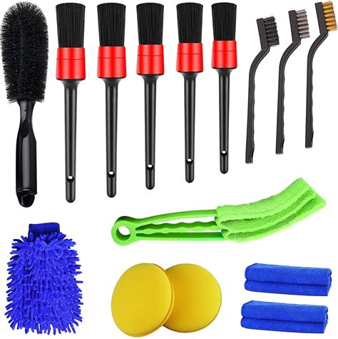 Amazon BMLEI 5pcs Car Detailing Brushes Set Boars Hair Auto Car