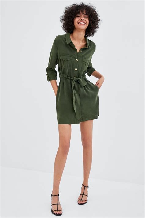 Venta Vestidos Camiseros Con Cinturon En Stock