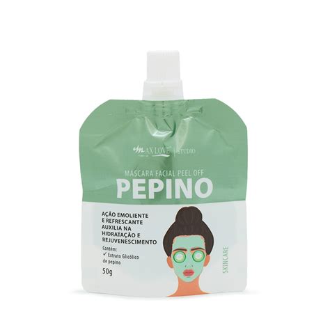 Máscara Facial Peel Off Pepino Max Love 50g Celia Junior
