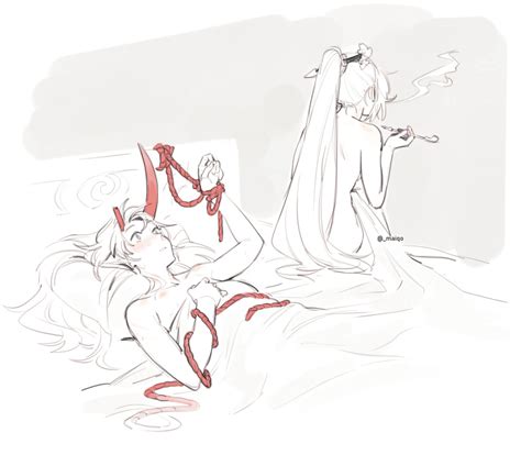 Rule 34 2girls After Sex Blush Broken Horn Confused Female Fu Hua Fu Hua Azure Empyrea