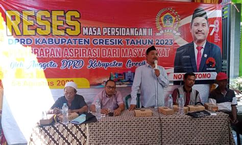 Gelar Reses Cak Noto Utomo Siap Perjuangkan Aspirasi Warganya