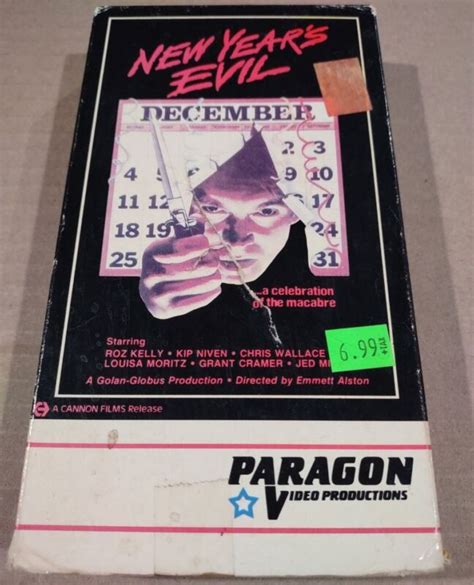 I Want My VHS On Twitter New Year S Evil VHS Paragon Video Rare