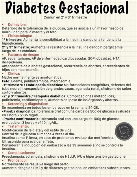Diabetes Gestacional Cuentos M Dicos Udocz