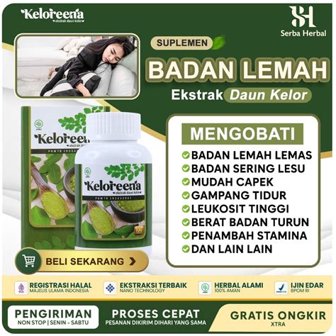Jual Obat Badan Lemas Tak Bertenaga Badan Lesu Badan Kurang Tenaga