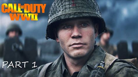 Call Of Duty Ww D Day Walkthrough Gameplay Part Intro Mission Cod