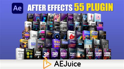 After Effects Best 55 Plugins In One Bundle Aejuice 2023 YouTube