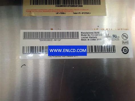M240HW01 V2 AUO LCD Panel Replacement For Desktop Monitor