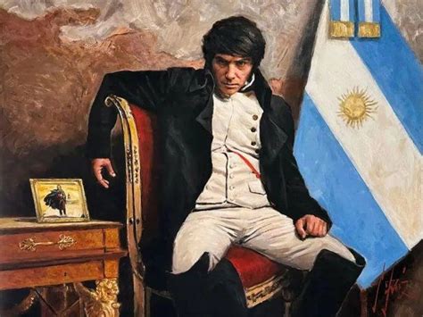 La historia detrás del cuadro de Javier Milei como Napoleón quién es