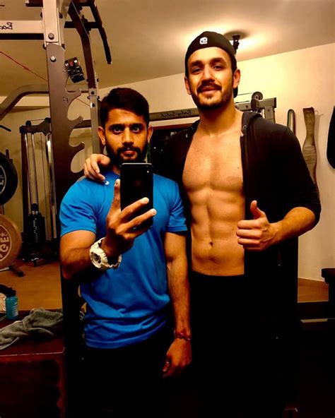 Pics Akhil Flaunts His Six Pack See Pics All Movie Fans The Answer