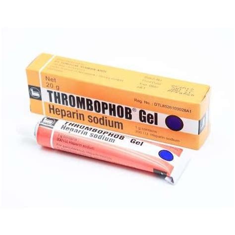 Jual Thrombophob Gel Heparin Sodium Trombopop Thrombopop Trombophop