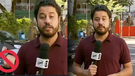 Homem invade link da Globo e mostra as nádegas ao vivo