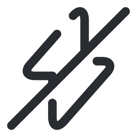 Flash Slash Pictogram In Iconsax Vol1 Broken