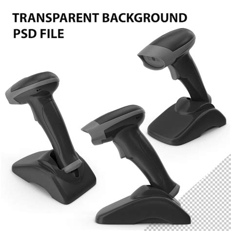 Escáner de código de barras png Archivo PSD Premium