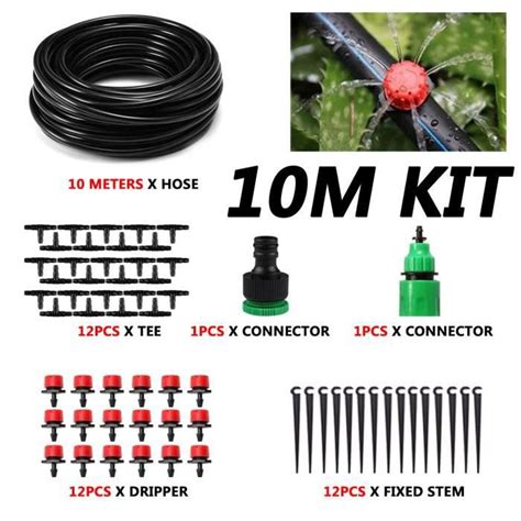 40M 5M BRICOLAGE Système D irrigation Goutte À Goutte Automatique
