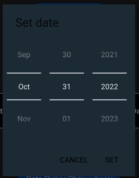 Android Datepicker Spinner Text Color Styling Flutter Fixes